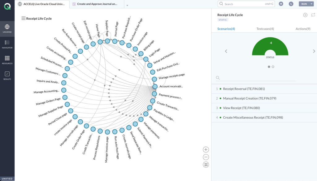 Oracle Test Automation for Oracle Cloud Apps | ACCELQ