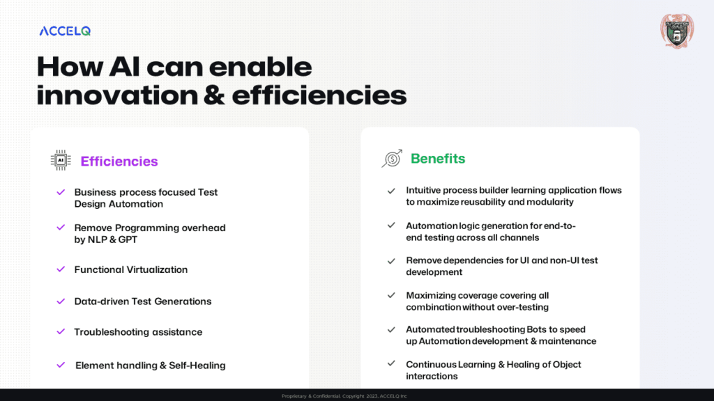 Trace the role of AI from code development to test automation.