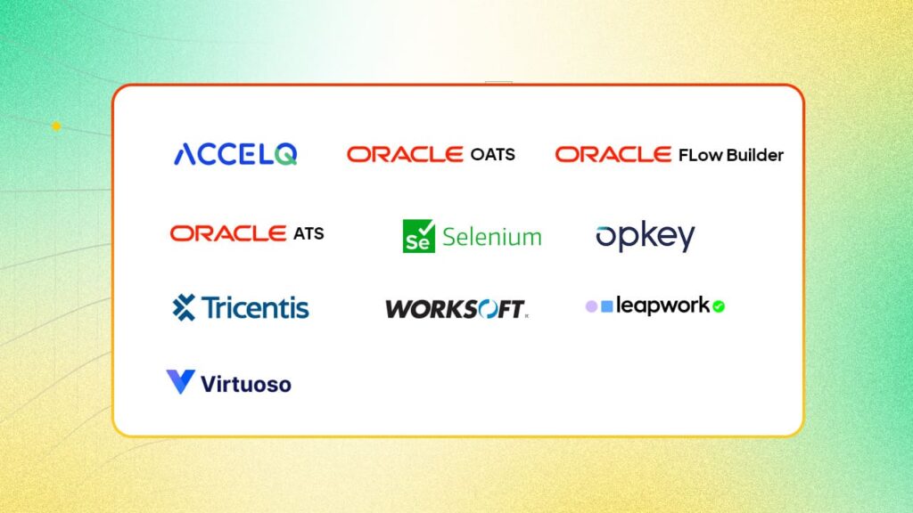 Top 10 Oracle Cloud Testing Tools 2025